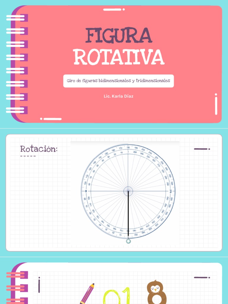 Ejercicios de Rotación de Figuras | PDF