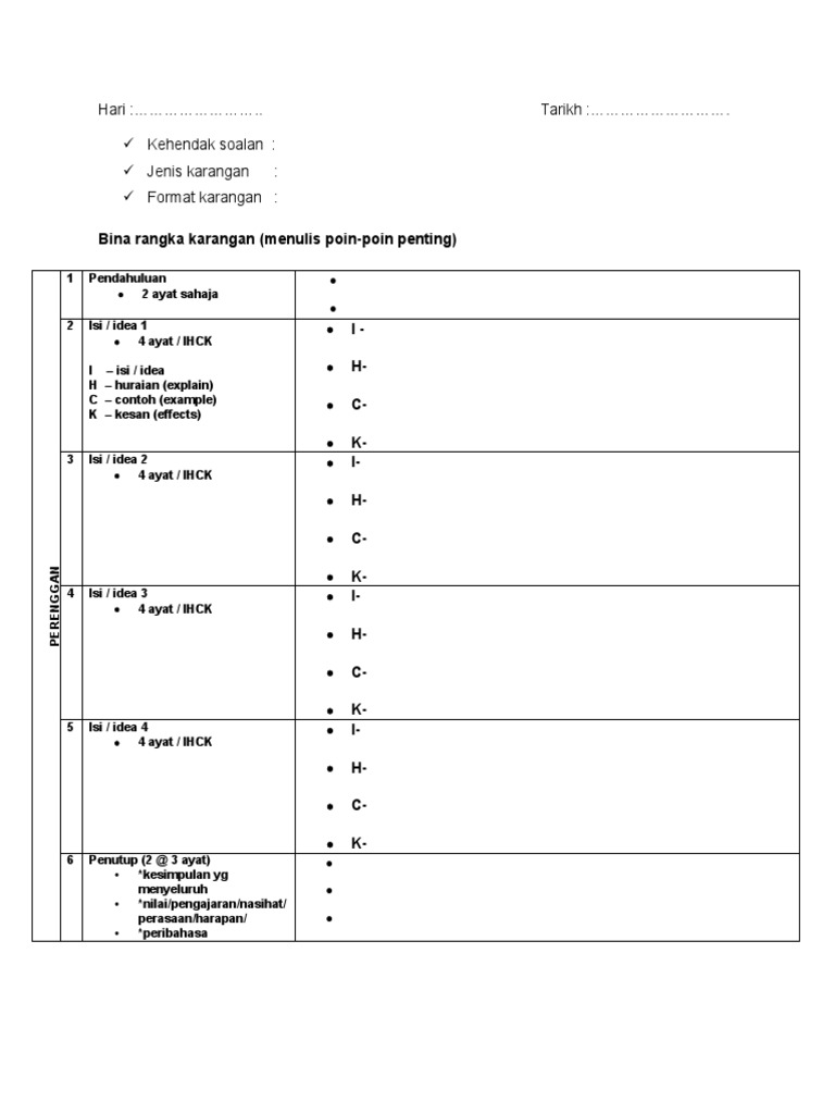 Rangka Karangan | PDF