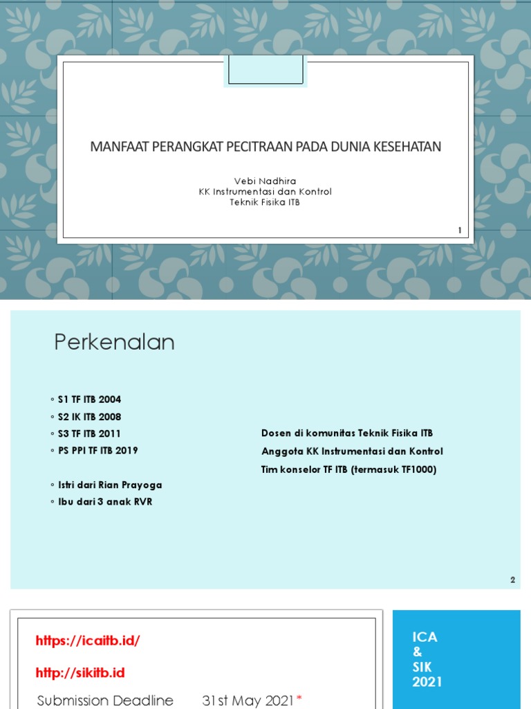 Manfaat Pencitraan Kesehatan oleh Vebi Nadhira | PDF