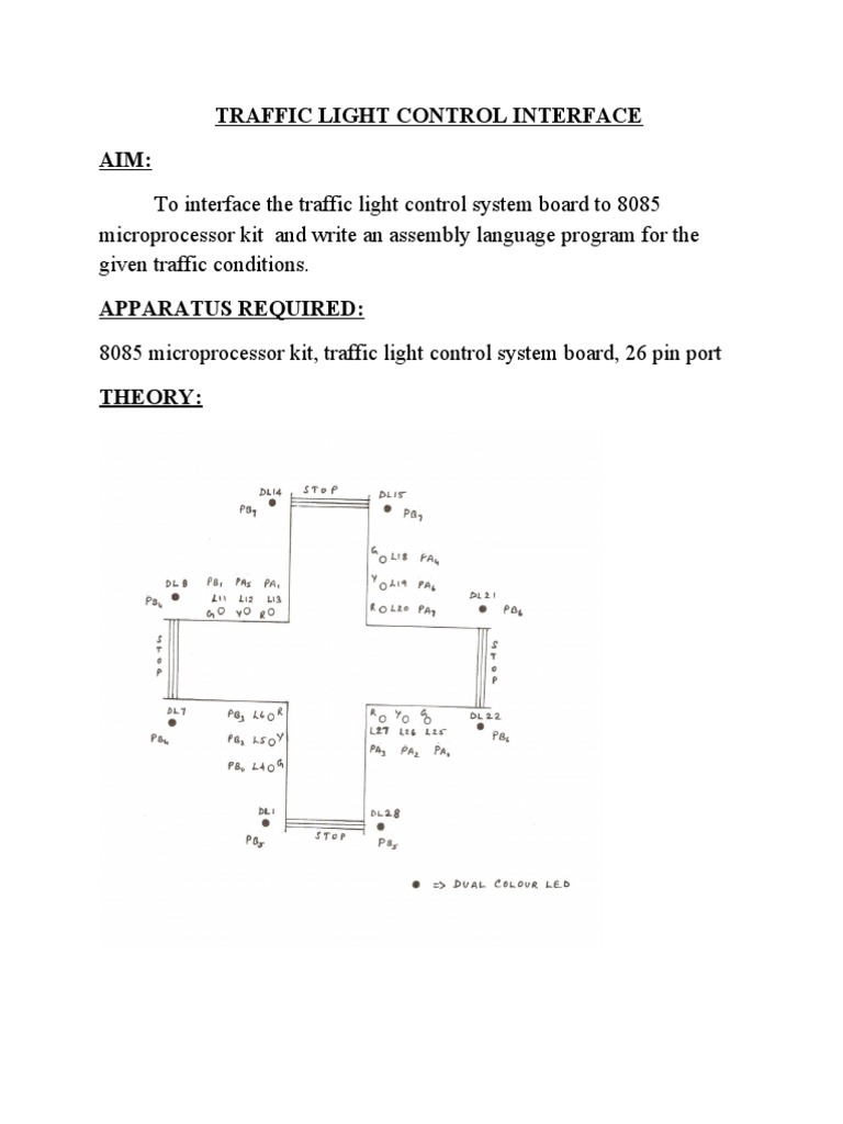 Traffic Light Control Interface | PDF | Traffic | Manufactured Goods