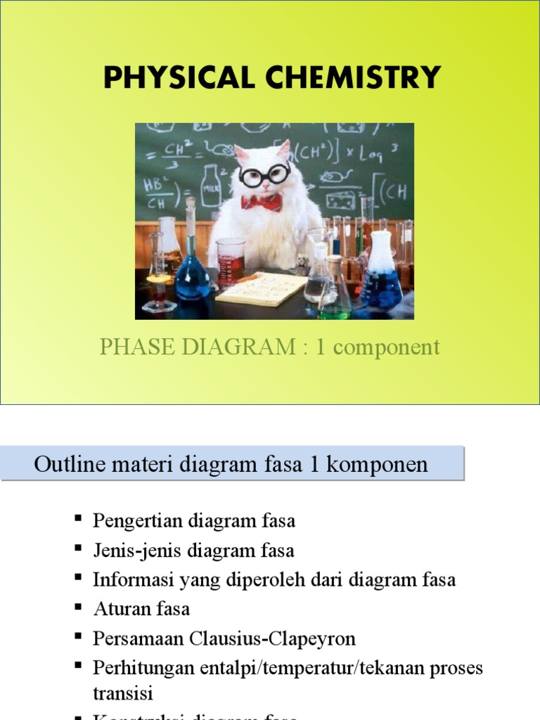PHYSICAL CHEMISTRY-phase Diagram 1 Komponen (For Student) | PDF | Phase ...