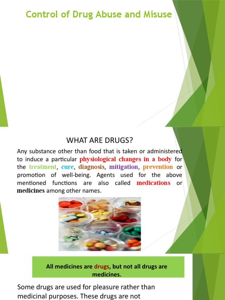 Control of Drug Abuse and Misuse# 19 | PDF | Substance Abuse | Drugs