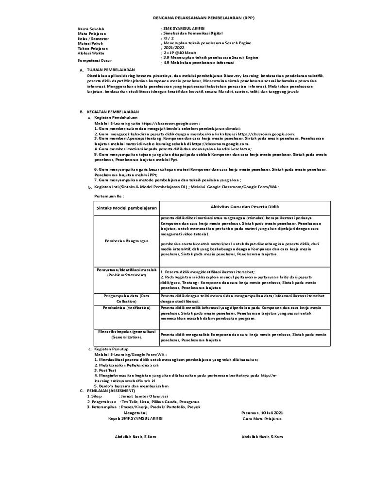 RPP Simdig SMT-2 | PDF