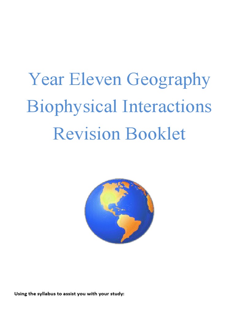 Year 11 Geography Revision Document | PDF | Food Web | Earth