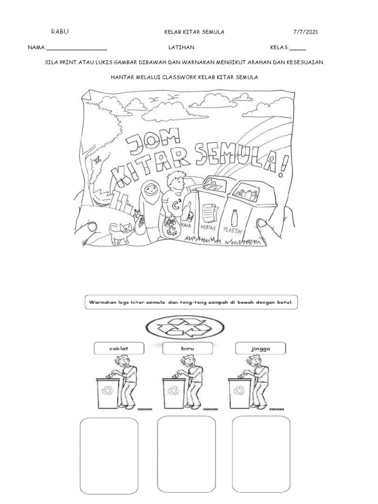 Latihan Kelab Kitar Semula M22 | PDF