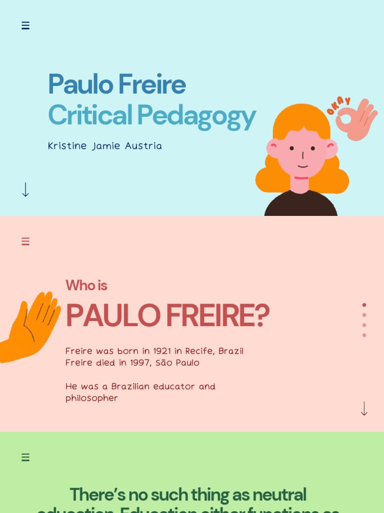 Paulo Freire: Critical Pedagogy Overview | PDF