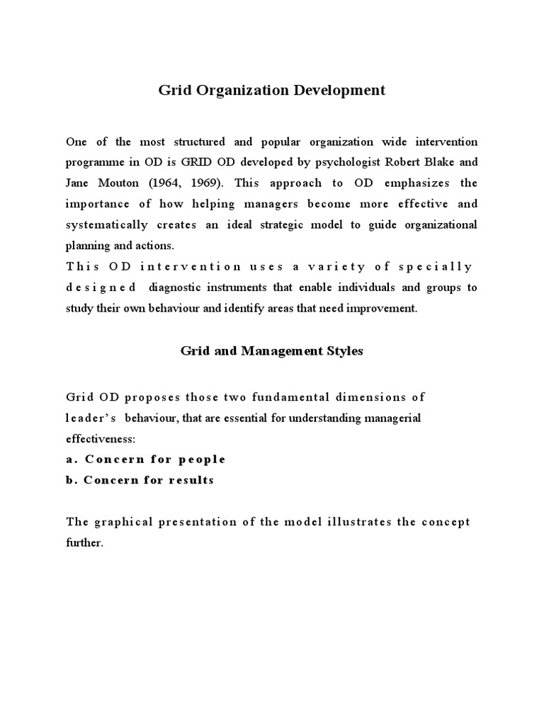 Grid Organization Development | Download Free PDF | Organization ...