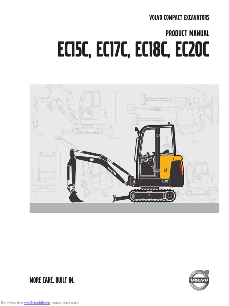 Volvo Compact Excavator Product Manual | PDF | Truck | Manufactured Goods