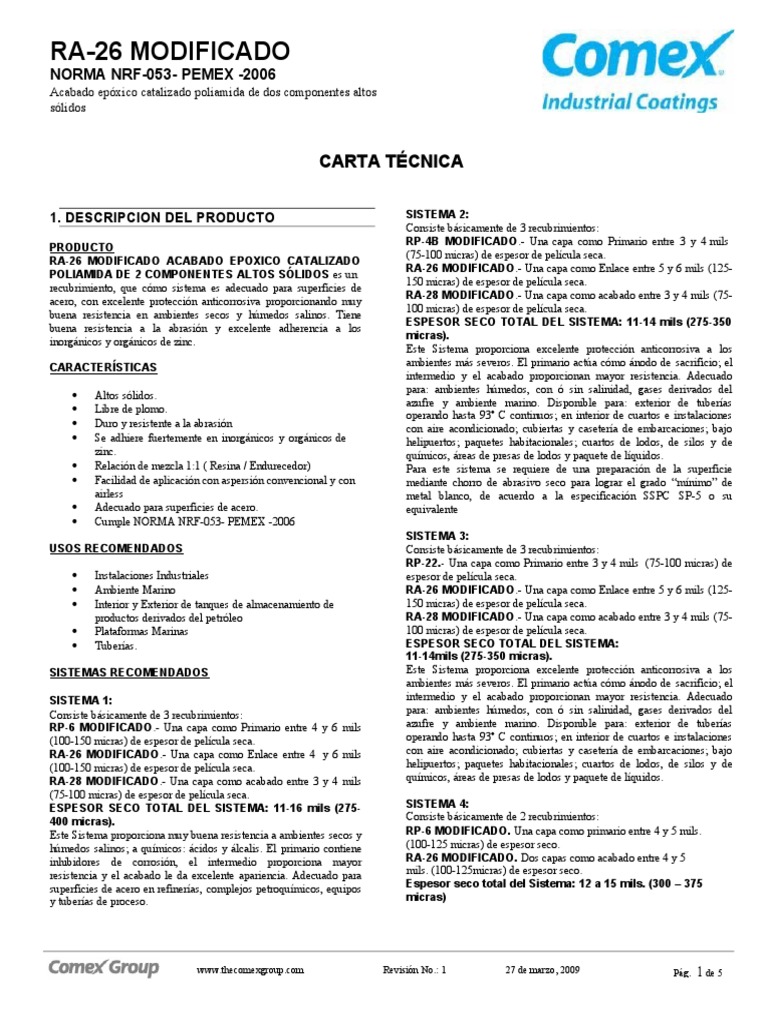 Ra 26 Modificado | PDF | Pintar | Humedad