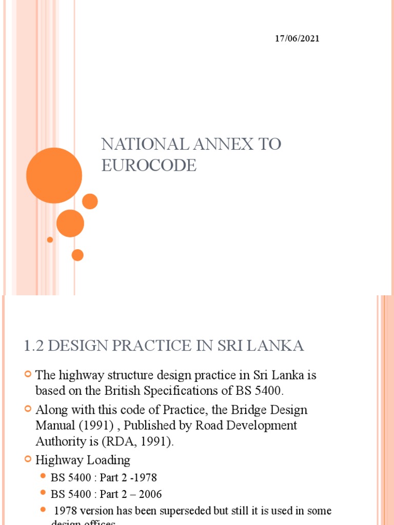 National Annex To Eurocode | PDF | Civil Engineering | Economic Sectors
