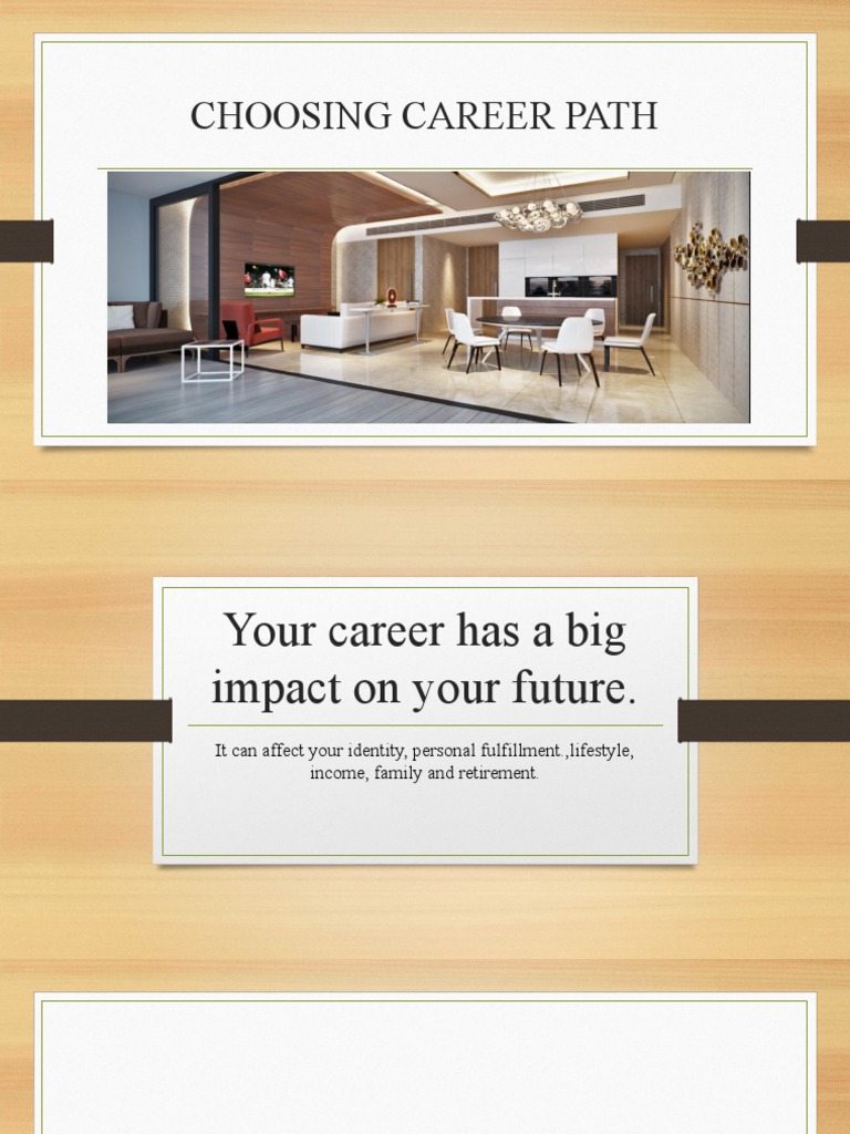 Choosing Career Path | PDF | Career & Growth | Lifestyle