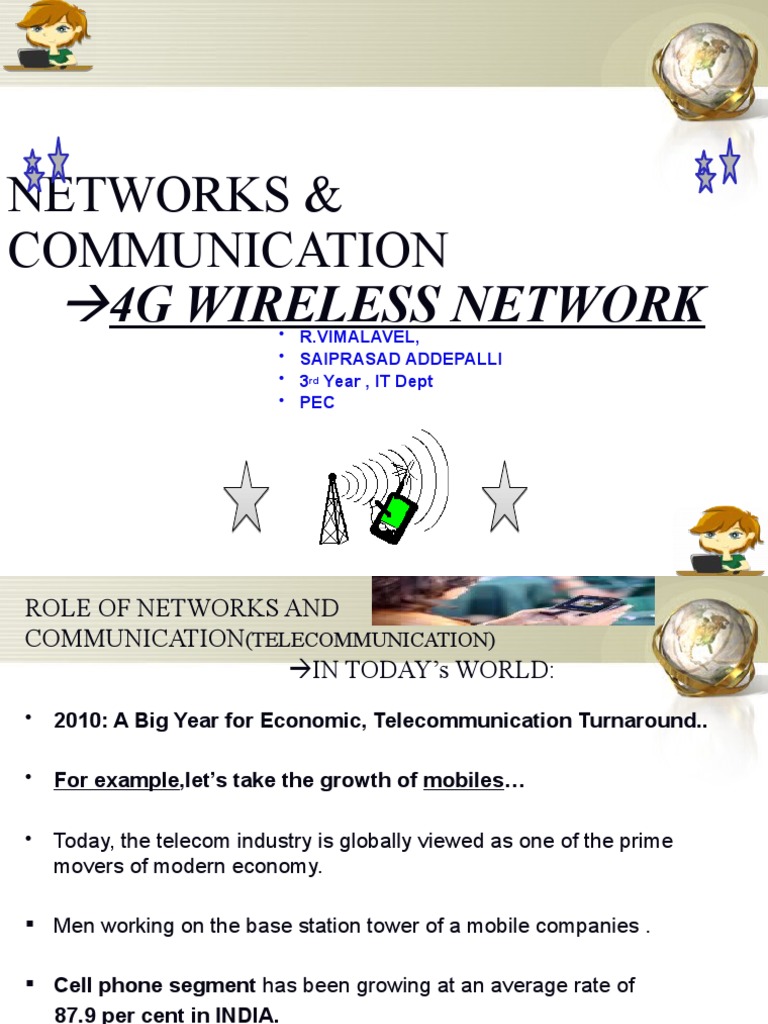 Networks & Communication: 4G Wireless Network | PDF