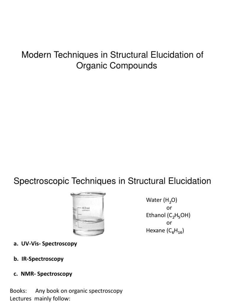 Organic Chemistry - lesson8-II | PDF | Spectroscopy | Electromagnetic ...