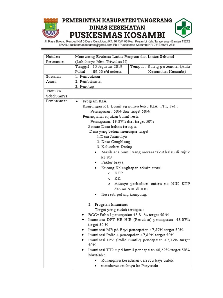 Notulen Loktri Ii | PDF