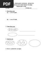 RMA Grade 1 Assessment Materials Booklet 17 June2023 | PDF | Shape ...