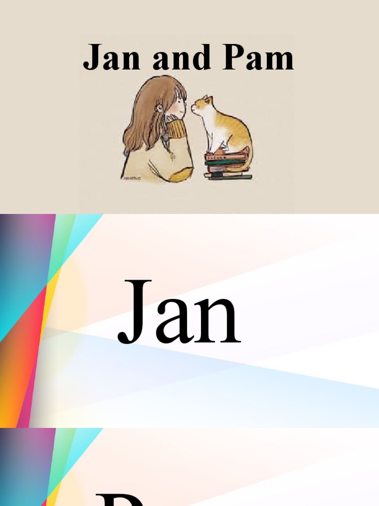 Jan and Pam | PDF