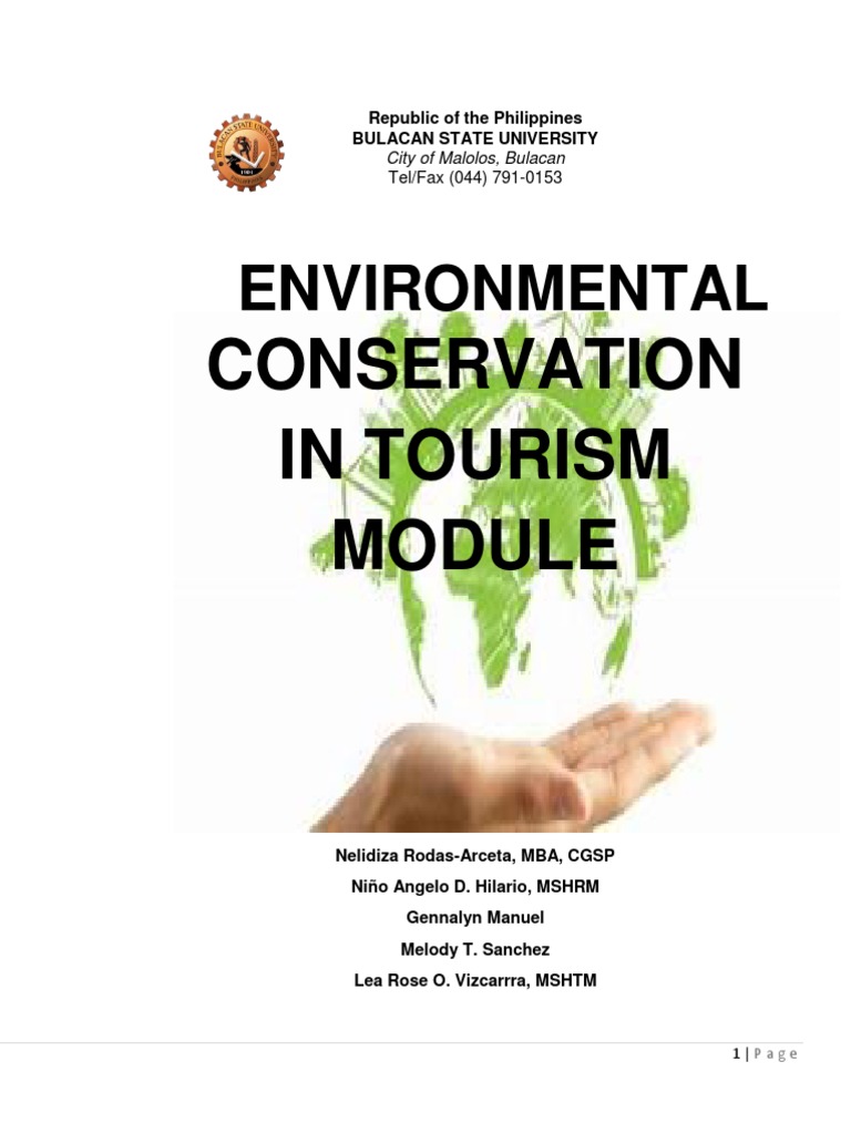Environmental Conservation in Tourism | PDF | Tourism | Natural Environment