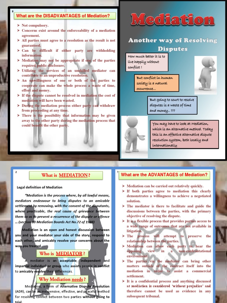 Mediation PDF | PDF | Mediation | Alternative Dispute Resolution