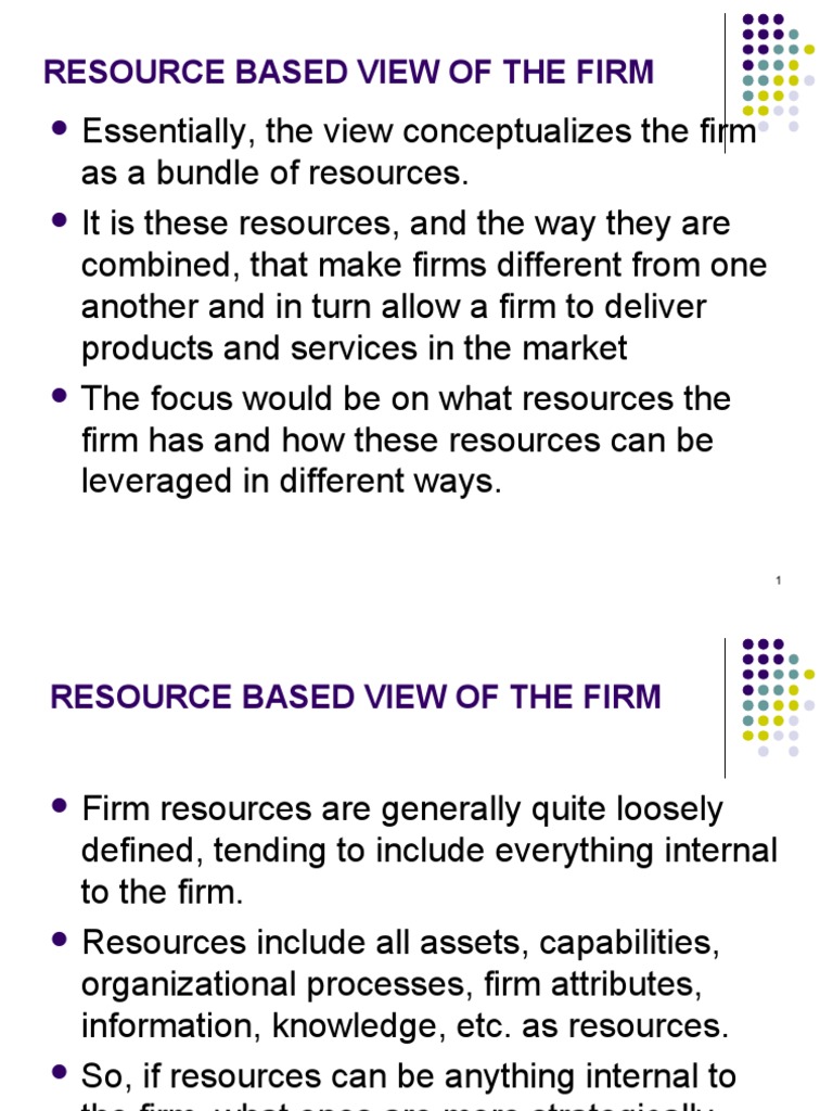 RBT and Ibt - Organization Theories | PDF | Strategic Management ...