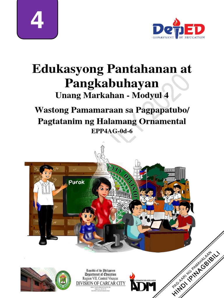 EPP 4 Module 4 Week 4 | PDF