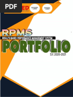RPMS PORTFOLIO For Teachers I-III (SY 2020-2021) | PDF | Educational ...