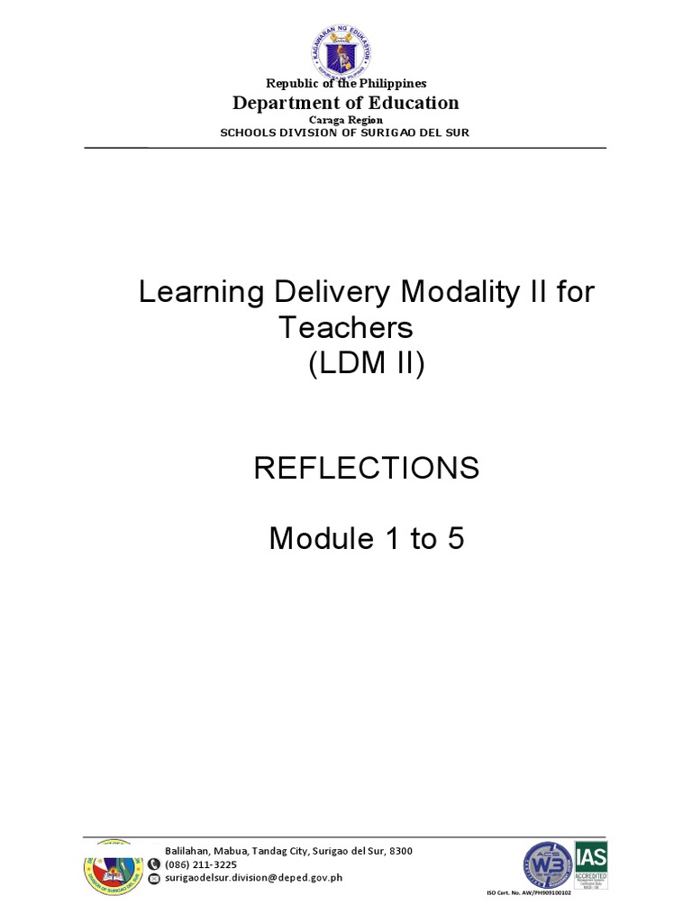 LDM 2 - Reflection | PDF | Learning | Education Theory