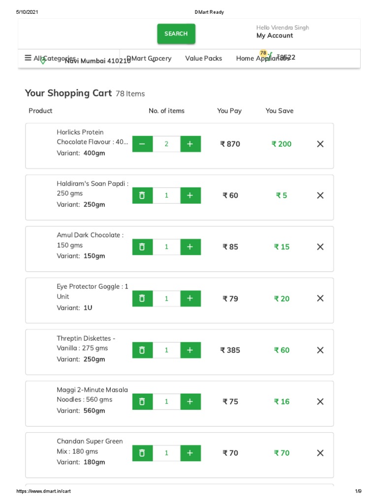 DMart Ready | PDF | Foods