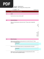 Sedex Audit Checklist | PDF | Overtime | Regulatory Compliance