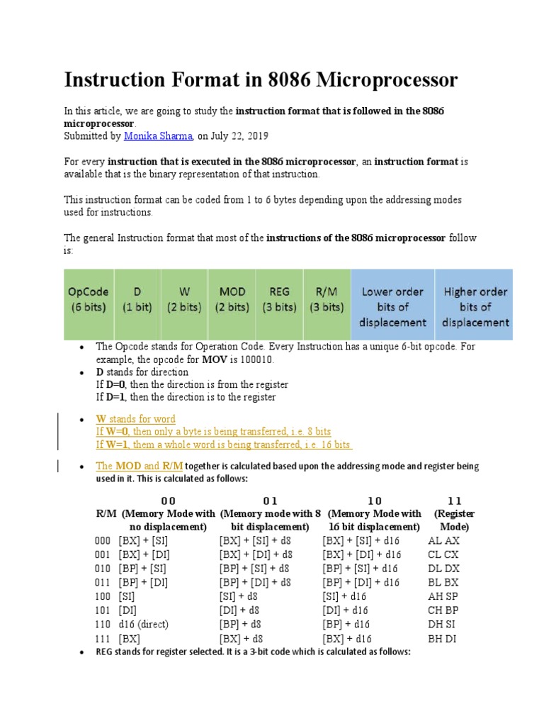 8086 Opcode Calculation | PDF | Computer Hardware | Manufactured Goods