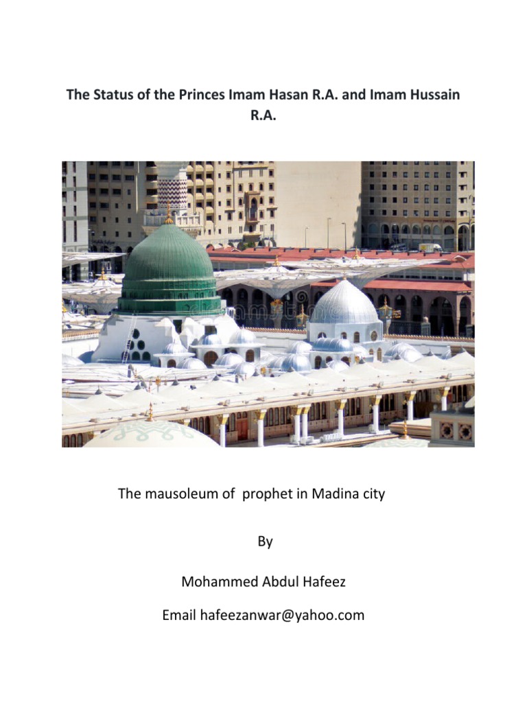 Status of Imam Hasan and Hussain | PDF | Husayn Ibn Ali | Muhammad