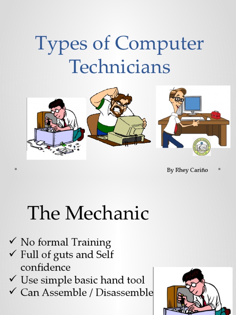 Types of Computer Technicians | PDF