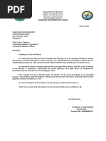 Request Letter To DPWH | PDF | Government | Philippines
