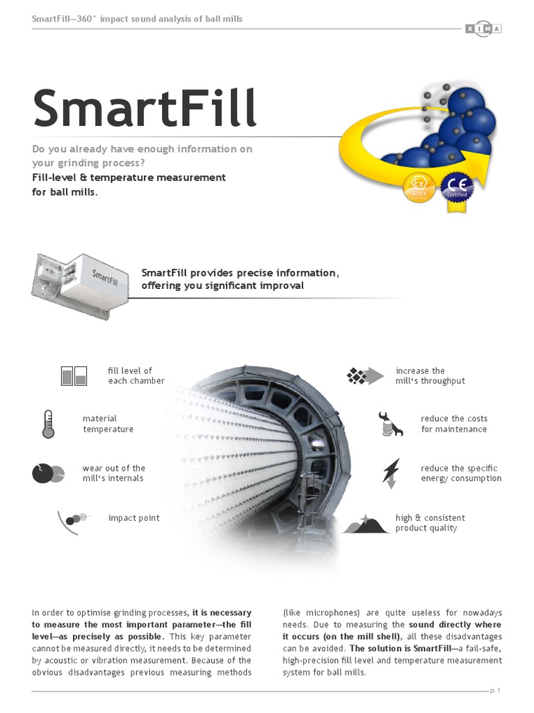 KIMA SmartFill | PDF | Mill (Grinding) | Secondary Sector Of The Economy