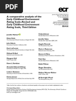 Early Childhood Environment Rating Scale (ECERS-R) | PDF | Behavioural ...