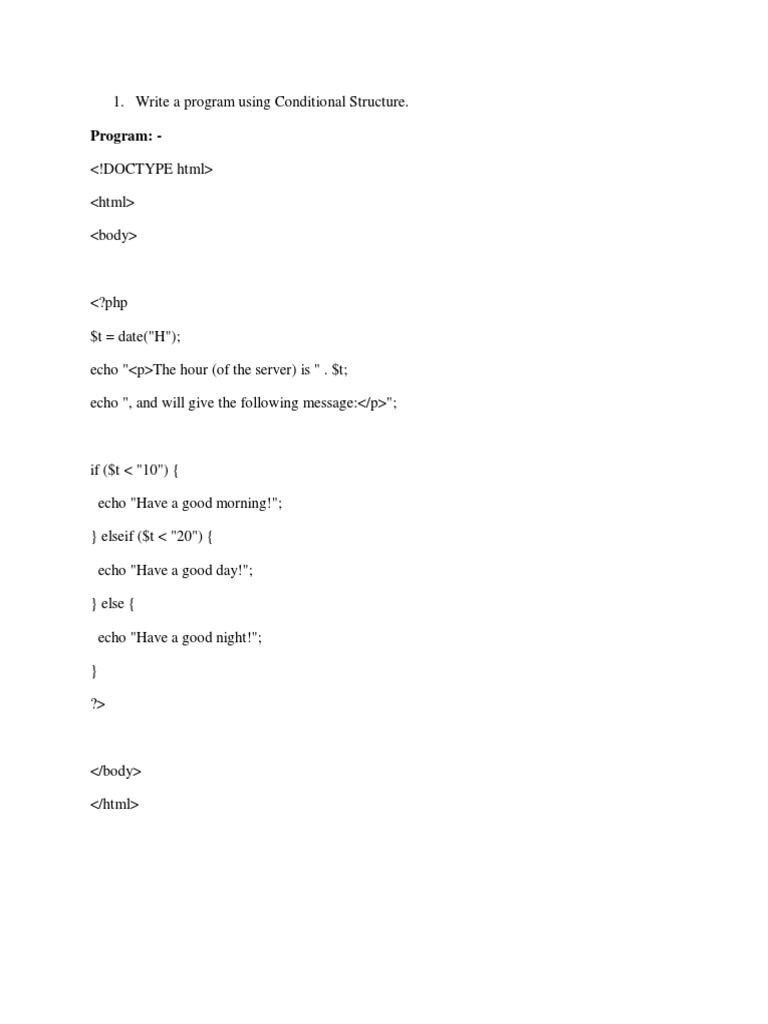 PHP Practical | PDF | Software Engineering | Computer Science