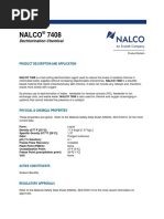 Product Bulletin NALCOOL 2000 en | PDF | Corrosion | Polyvinyl Chloride