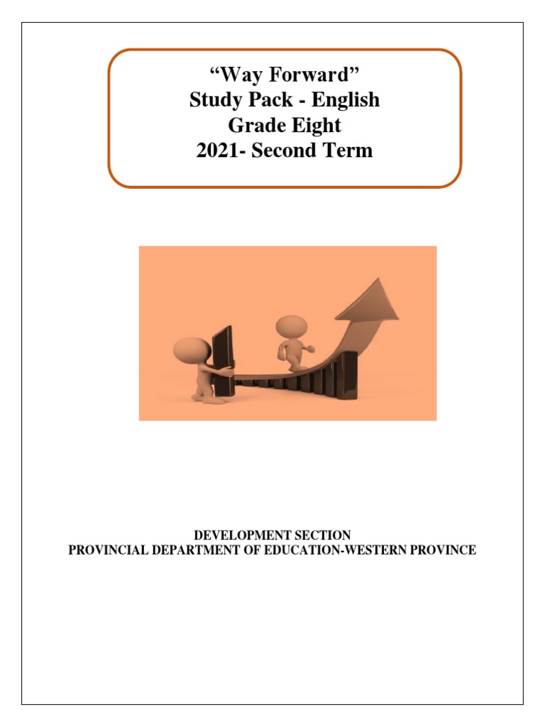 Grade 8 - Second Term Study Pack | PDF | Verb | Subject (Grammar)