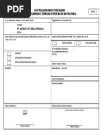 Form Contoh Pengajuan Material Project | PDF