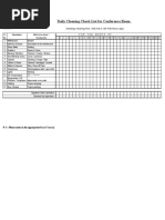 Room Readiness Checklist | PDF | Bathroom | Housekeeping