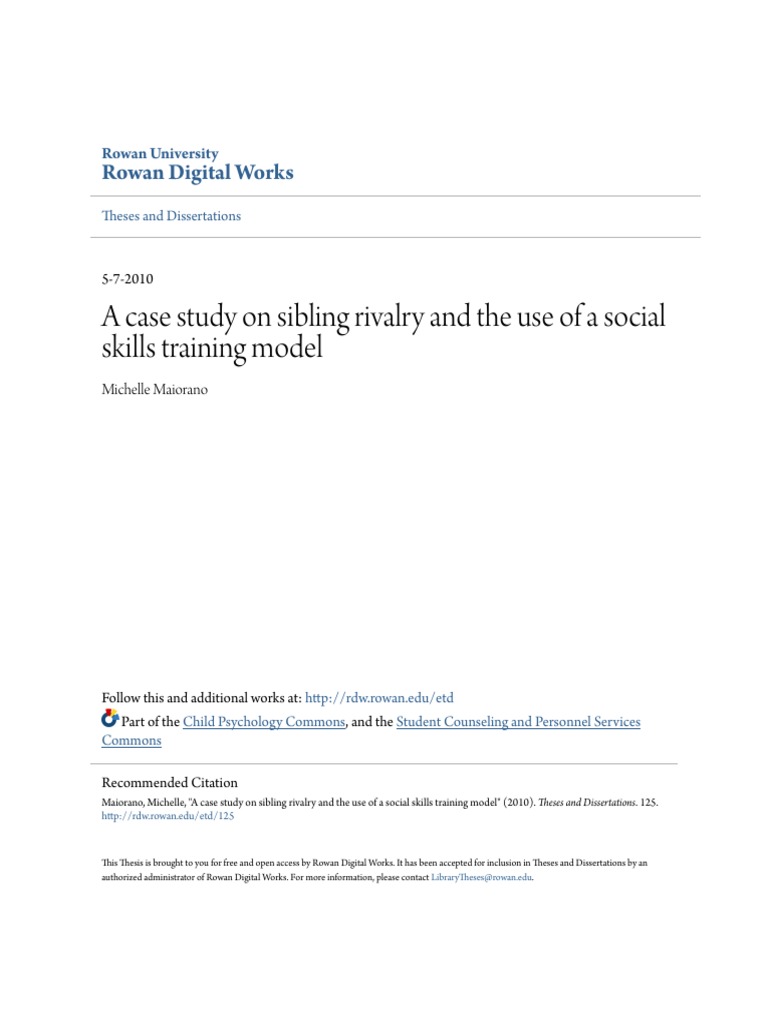 Sibling Reference | PDF | Sibling | Thesis