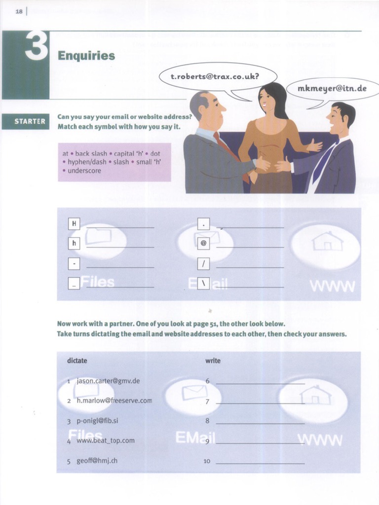 Oxford Business English English For Emails Unit 3 4 | PDF