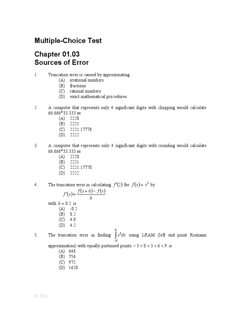 multiple-choice-test-sources-of-error-h-x-f-h-x-f-x-f-h-pdf