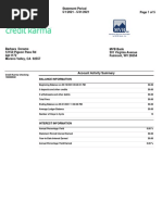 Varo Bank Account Statement: Amount | PDF | Automated Teller Machine ...