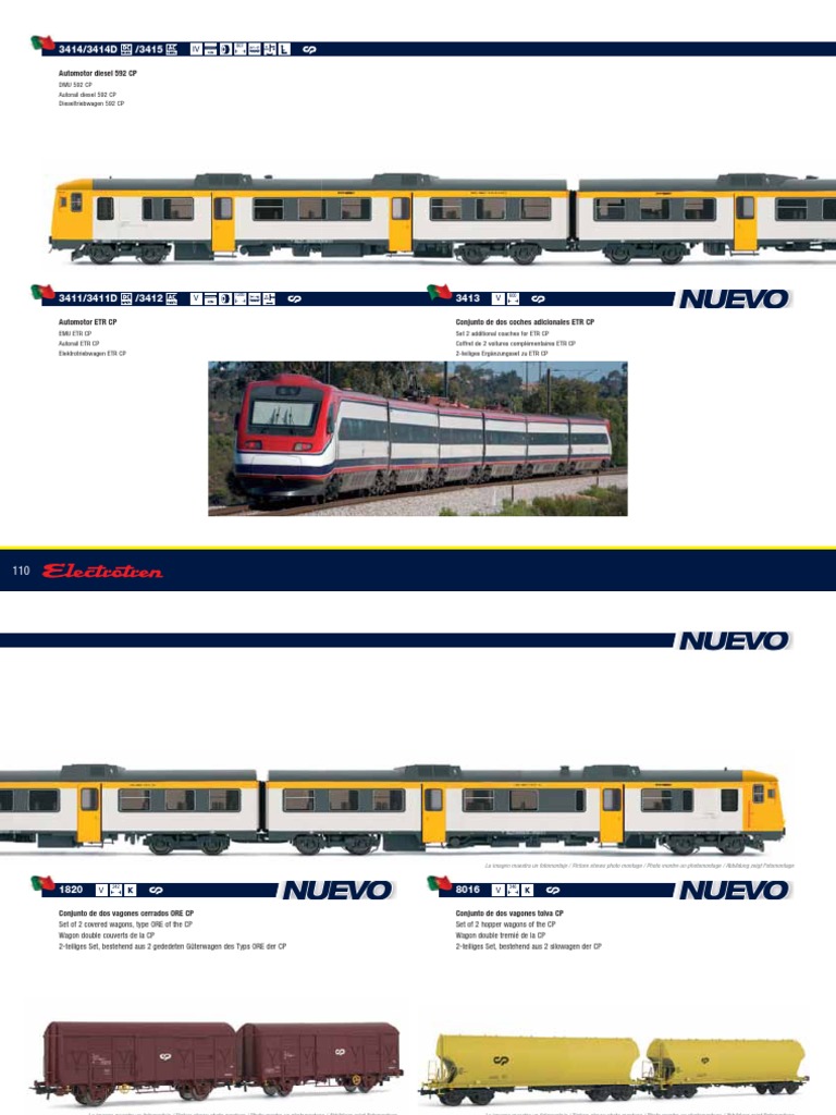 Catalogo Electrotren 2011 - PT | PDF | Material rodante | Transporte ...