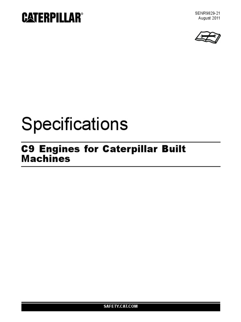 Specs of C9 Engine | PDF | Engines | Motor Oil