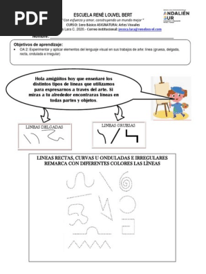 Diferentes Tipos De Líneas Para El Arte
