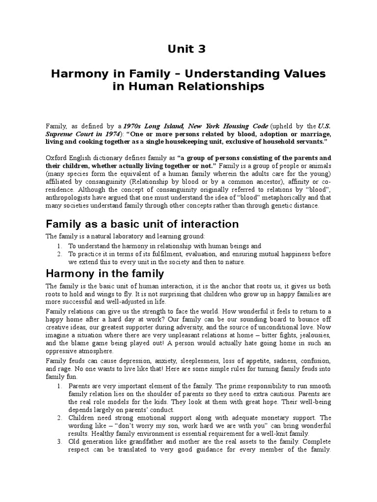 Unit 3 Uhv 2 | Download Free PDF | Family | Feeling