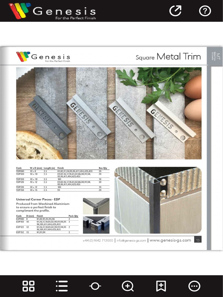 GENESIS - Product Brochure 2021 | PDF