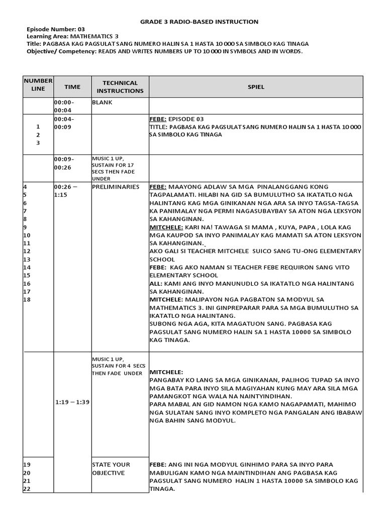 RBI MATH 3 Module 3 Mitchele Febe | PDF