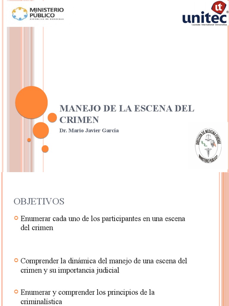 Manejo de La Escena Del Crimen | Descargar gratis PDF | Ciencia forense | Jurisprudencia médica